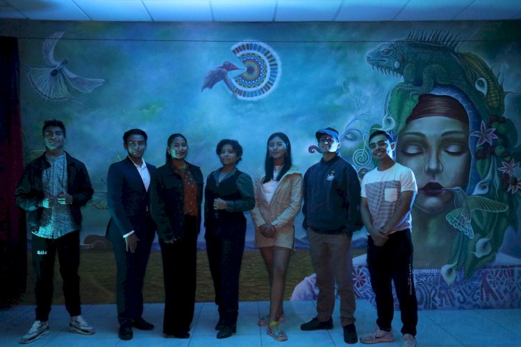 Hacen murales en la ‘Macuil’ - Movimiento Antorchista Nacional